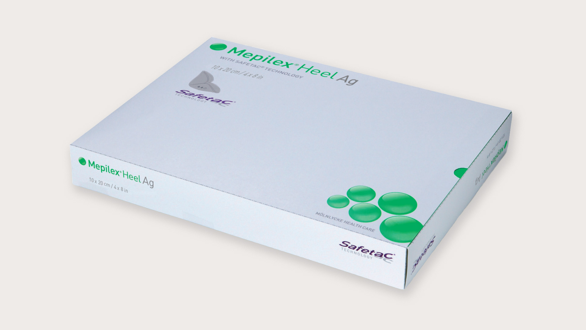 Mepilex Heel Ag – antimikrobieller Schaumverband für Wunden an der ...